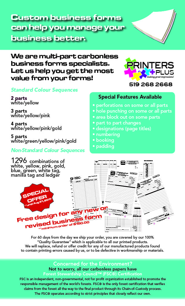 NCR CARBONLESS FORMS 123print ca