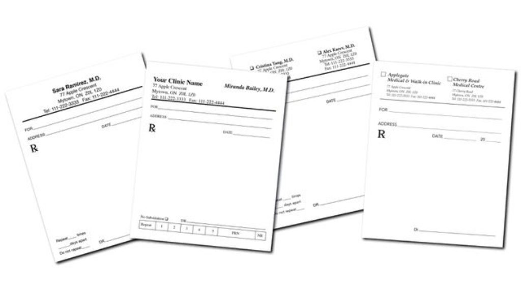 PRESCRIPTION FORMS 20101 123print ca